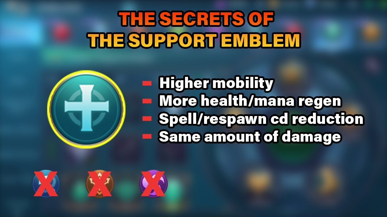 This Is Why The Support Emblem Is Way Better Than You Might Think ...